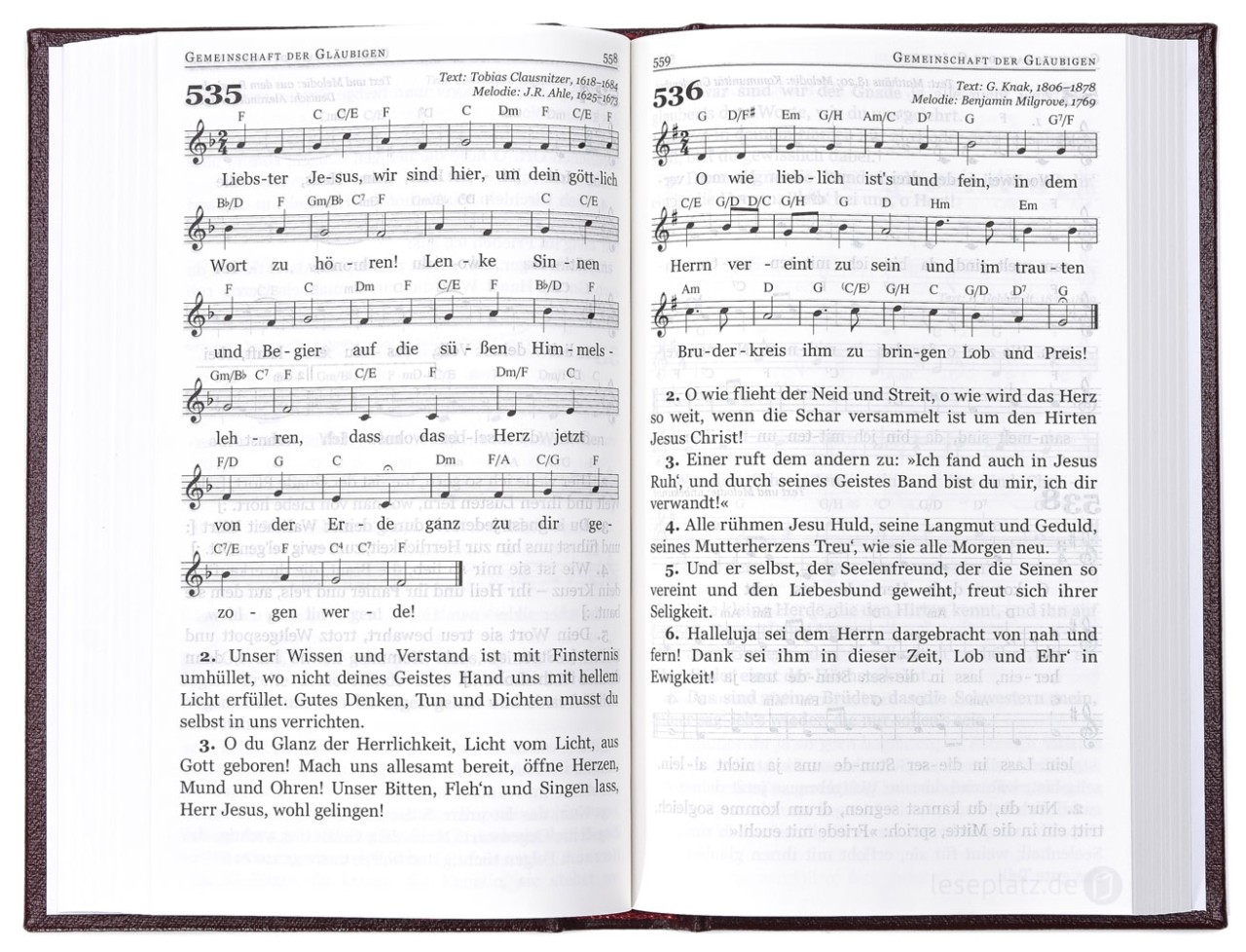 Singt dem Herrn - Liederbuch